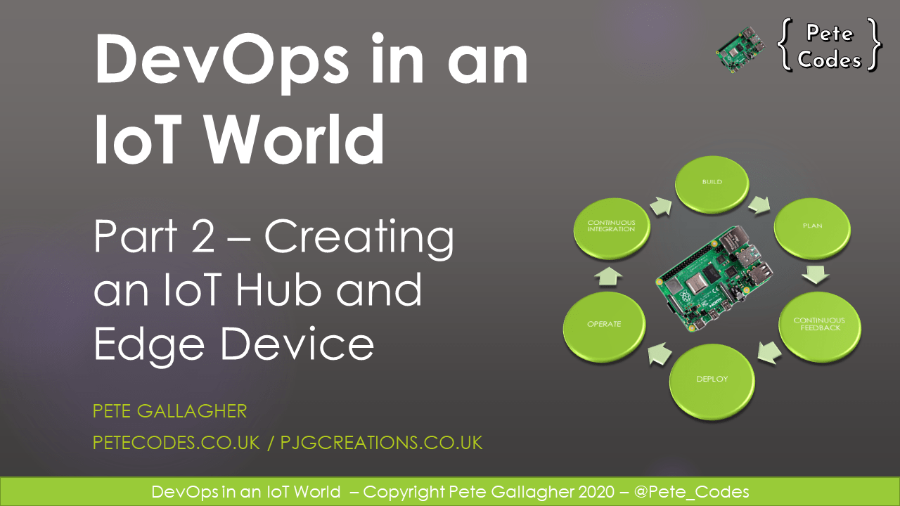 Azure Devops With Azure Iot Edge And The Raspberry Pi Part 2 Creating An Iot Hub And Edge