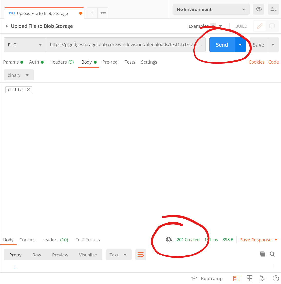 Satyacodes Devops Uploading Files To Azure Blob Storage Using The Rest Api Sas Url And Postman